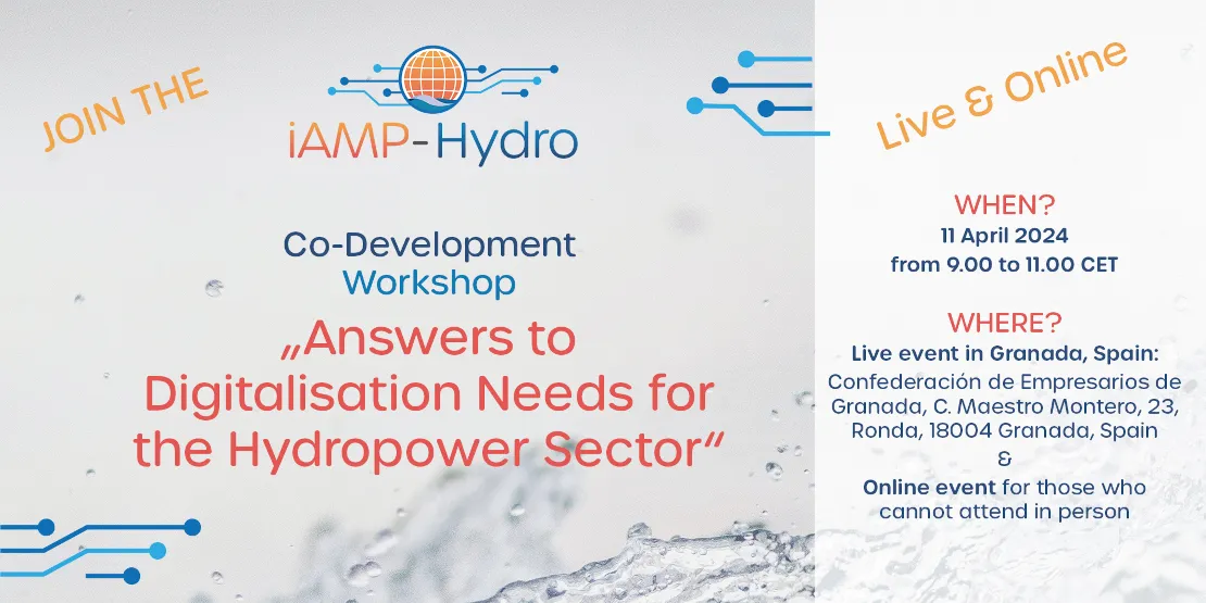 First iAMP-Hydro Co-Development Workshop ahead - www.iamp-hydro.eu
